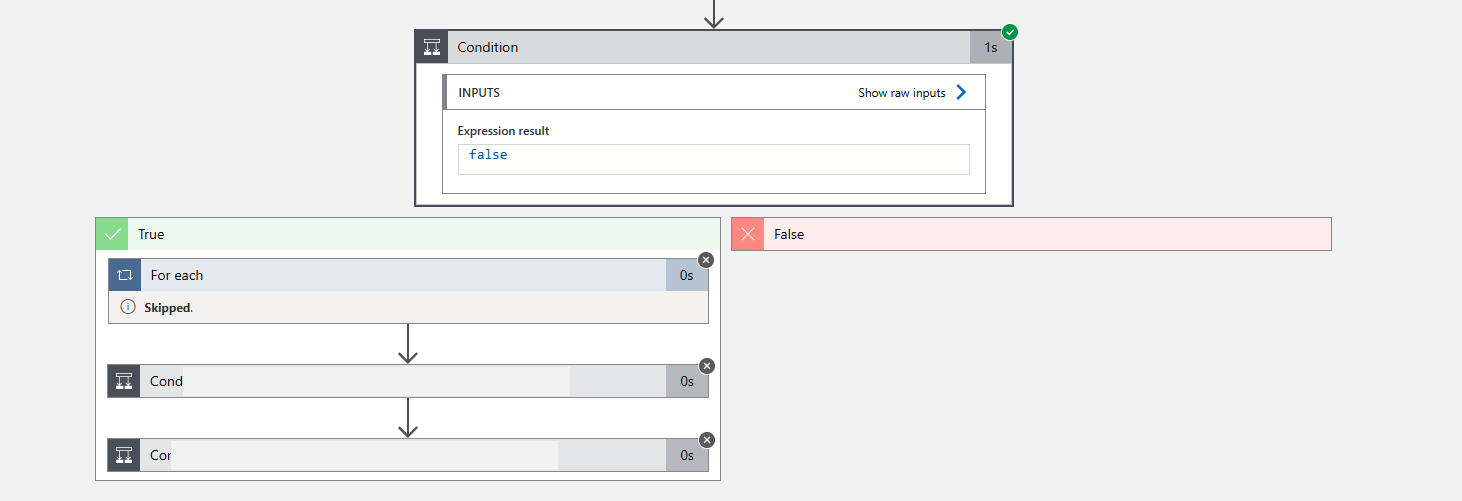 Azure Logic Apps | skipped actions - Microsoft Q&A
