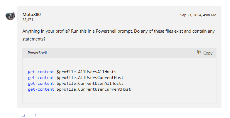Warning PowerShell ID 300 - Microsoft Q&A