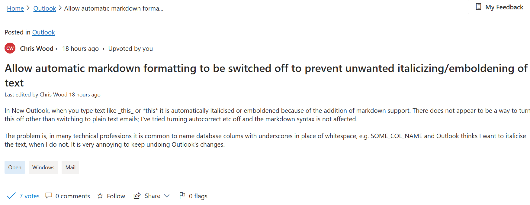 How do I stop new Outlook from automatically italicizing/emboldening ...