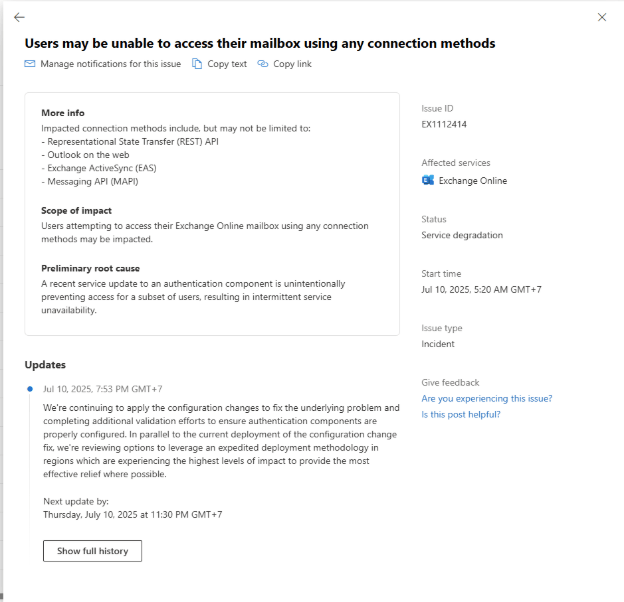 Im getting a message error code 401 - Microsoft Q&A
