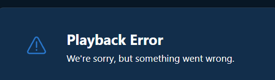 Unable to Play Video - Microsoft Q&A
