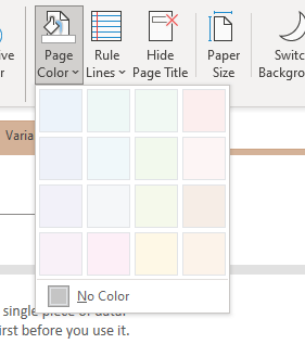 White page backgrounds - OneNote - Microsoft Q&A