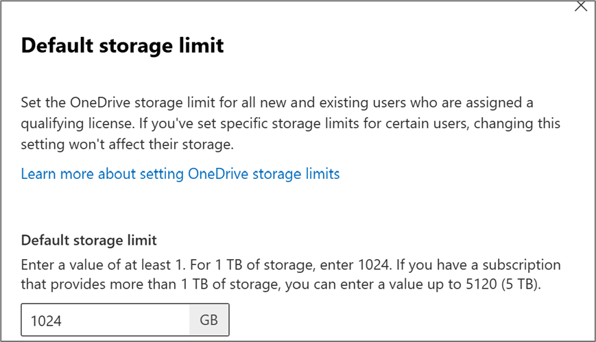 How to buy more storage capacity for one drive for business. We have 1 ...