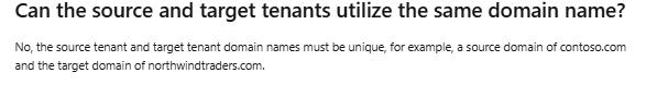 Cross Tenant User Data Migration - Coexistence mode ? - Microsoft Q&A