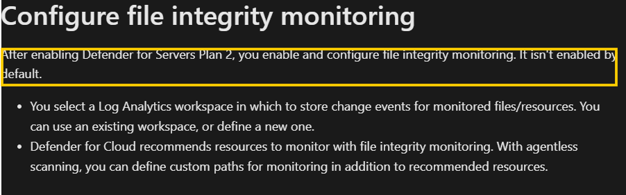 After enabled new file integrity monitoring but it can't display result ...