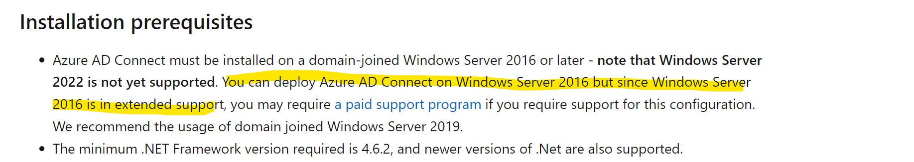Migration W2016 DCs, Exchange server 2013, AAD Connector 1.4 to ...