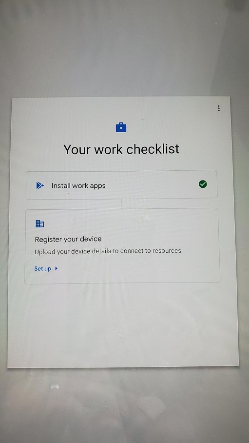 We couldn't complete sign in message when register a Android cell to ...