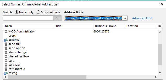 Icons in Outlook Global Address List - Microsoft Q&A