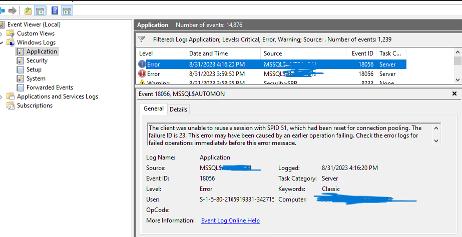 Got Error The Target Principal Name Is Incorrect Cannot Generate Sspi Context From An App