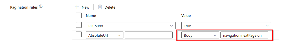 Pagination in ADF - Microsoft Q&A
