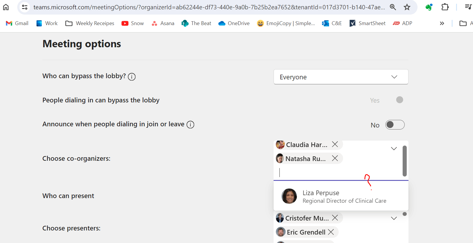 Can't Add Co-Organizer to Teams Meeting - Microsoft Q&A