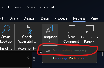 Visio language overidden to US English instead of UK English, can't ...