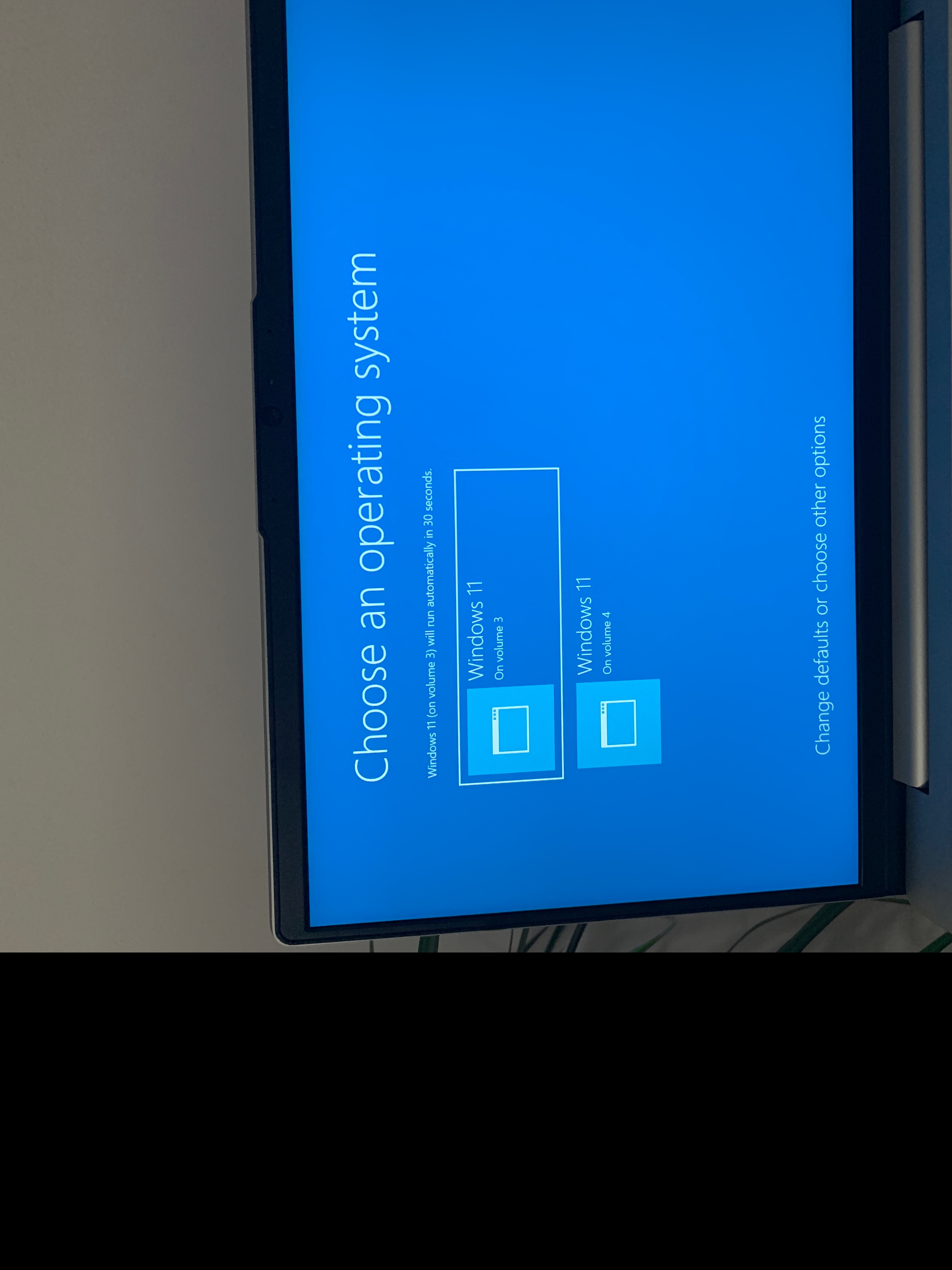 Windows 11 on different volumes (volume 3 and volume 4) - Microsoft Q&A