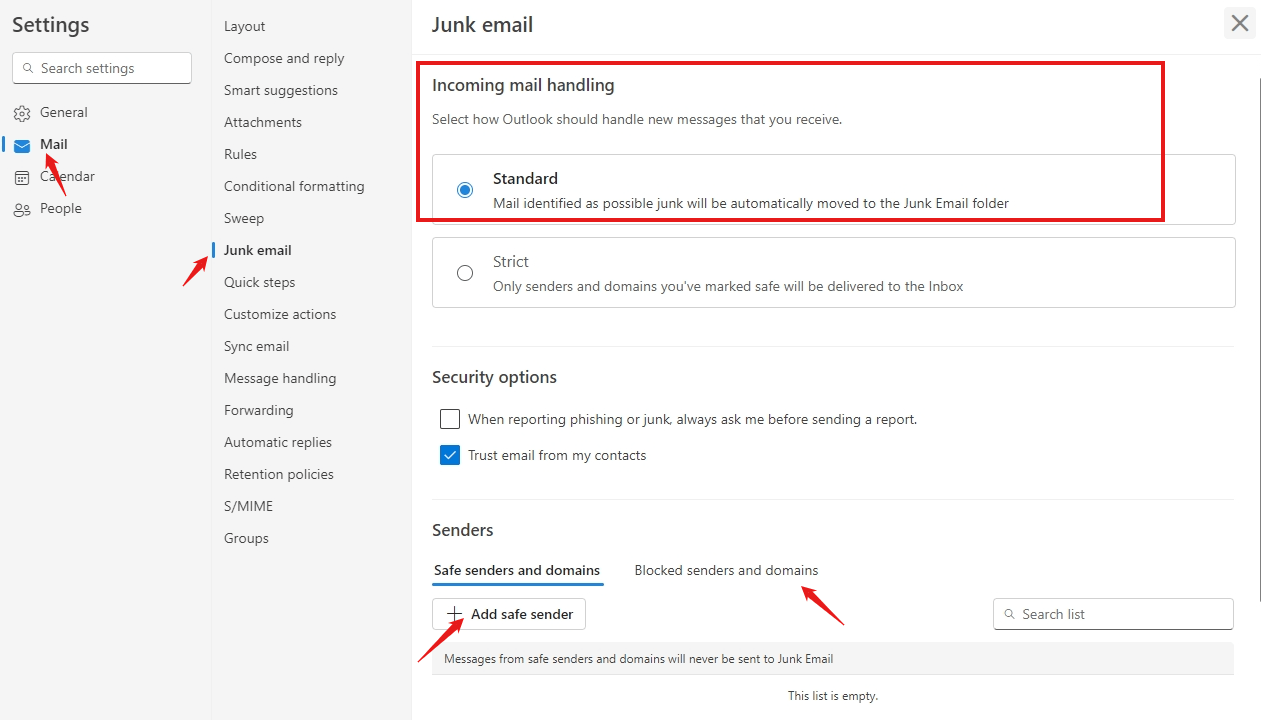 Missing receipt of emails into inbox - Microsoft Q&A