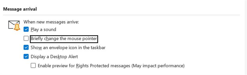 email notification pop up box - Microsoft Q&A
