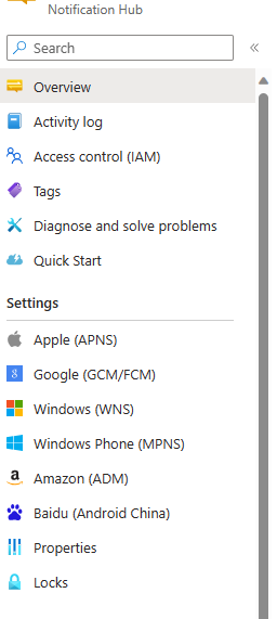 Web Push not available in Notification Hub - Microsoft Q&A