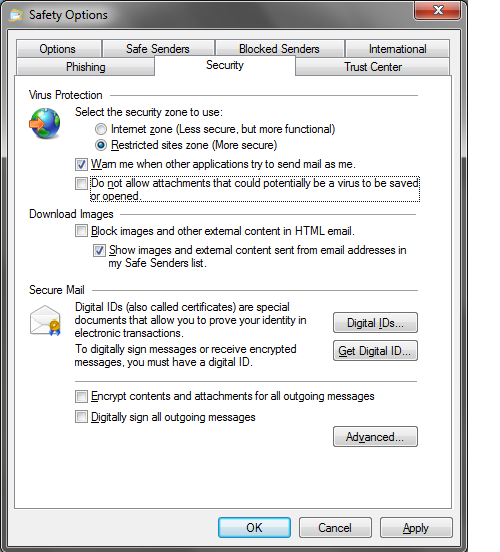 Required to 'click here to view message', 'click to view images ...