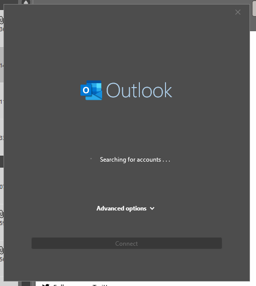 How to clear credentials/email accounts from auto-discover during "add ...