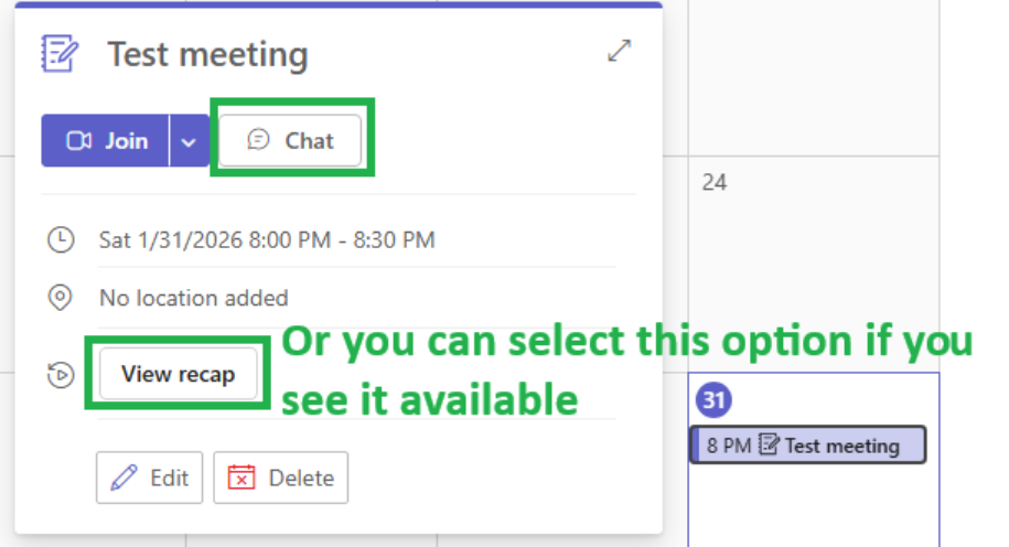 Teams Meeting and Transcription saved but then disappeared? - Microsoft Q&A