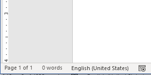 How to show the WORD status bar. - Microsoft Q&A