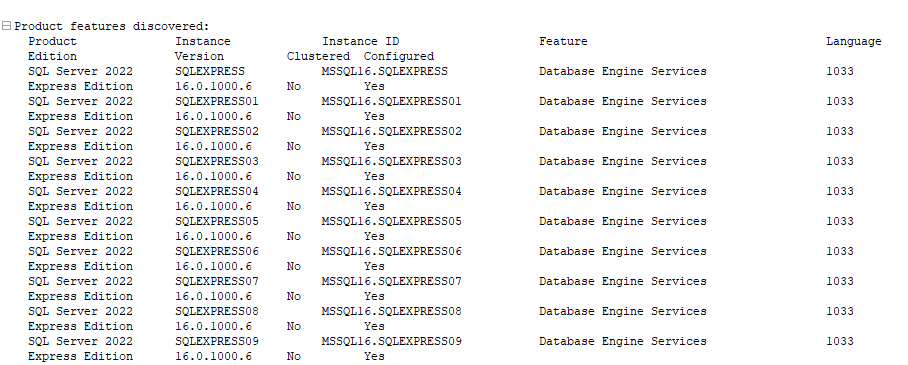 Unable to install SQL Server(setup.exe) Exit code(Decimal): -2147467259Error description:The ...