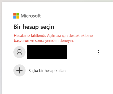 Blocked account errorq - Microsoft Q&A
