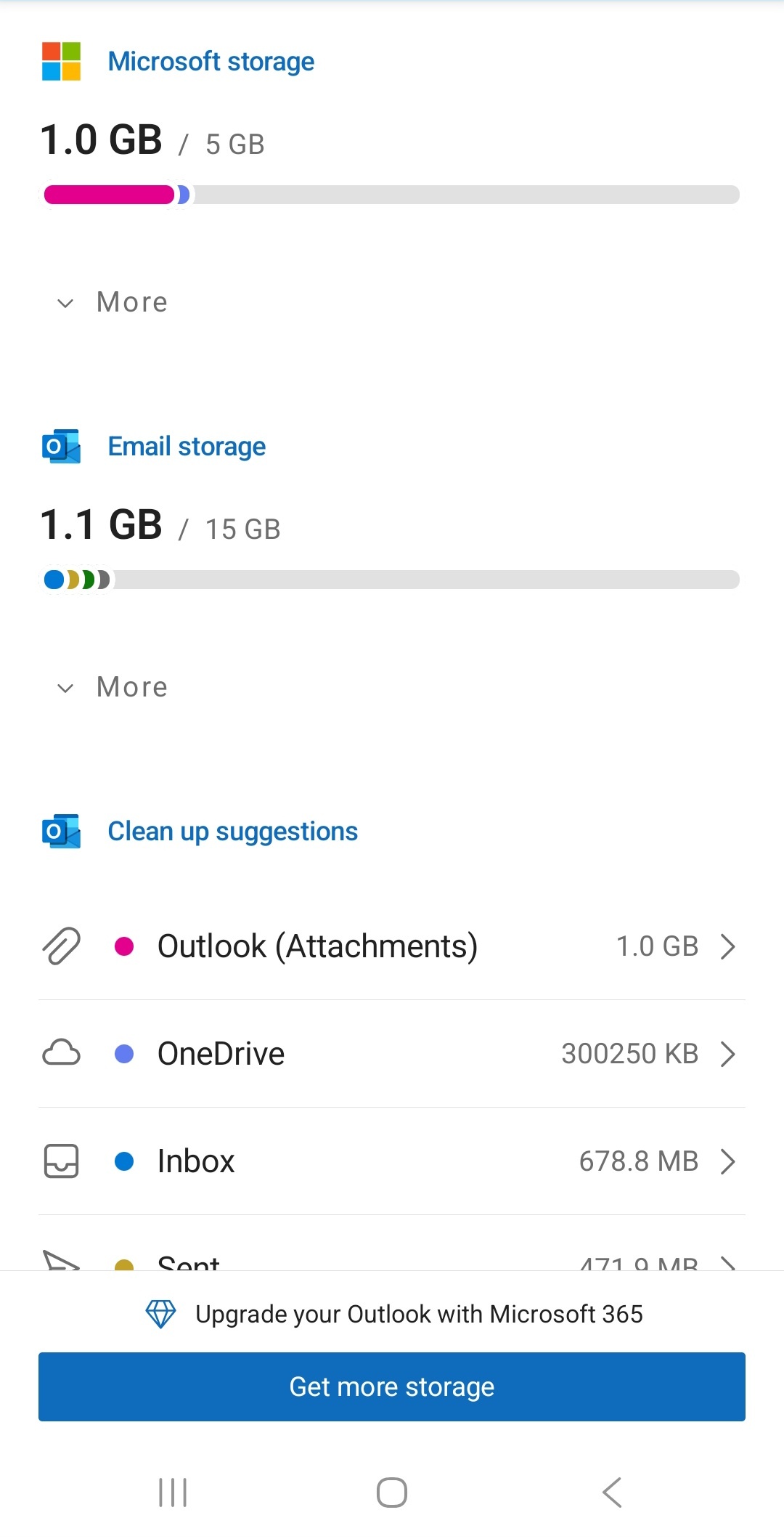 Unable to Use Outlook Due to Incorrect Red Storage Warning - Microsoft Q&A