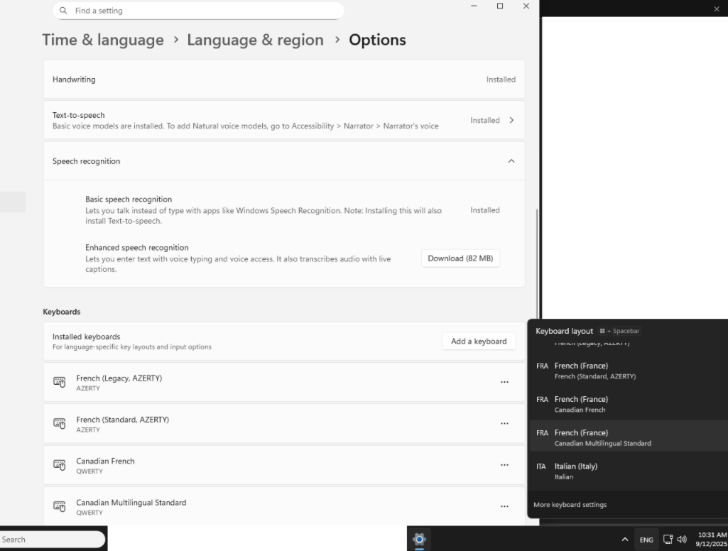 comment installer le Clavier Français Canada multilingue - Microsoft Q&A