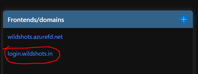 Unable to configure Custom domains for Azure Active Directory B2C - Microsoft Q&A