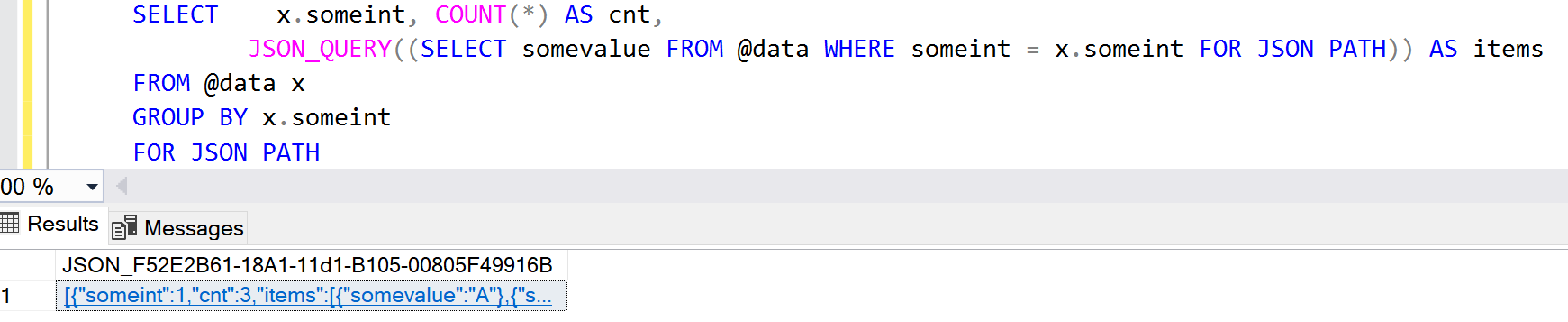 Storing JSON and returning JSON object - Microsoft Q&A Storing JSON and returning JSON object - Microsoft Q&A