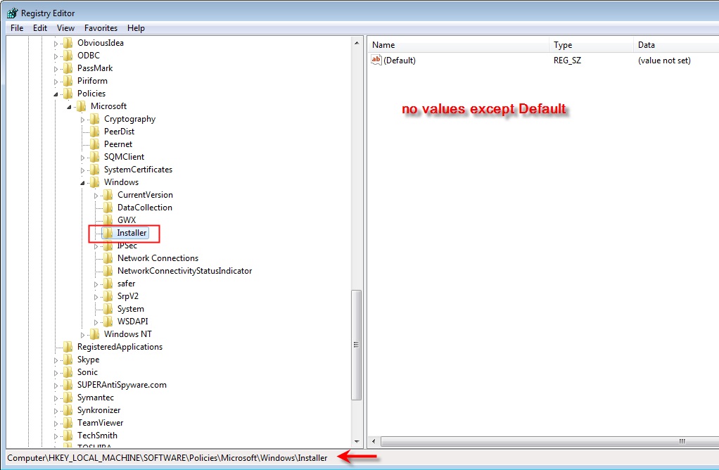 How to disable Windows Installer logging - Microsoft Q&A