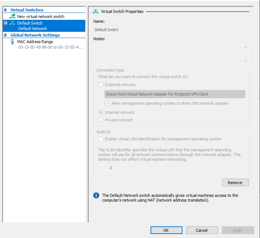 Hyper-v windows 10 1809 automatically creates and deletes virtual ...