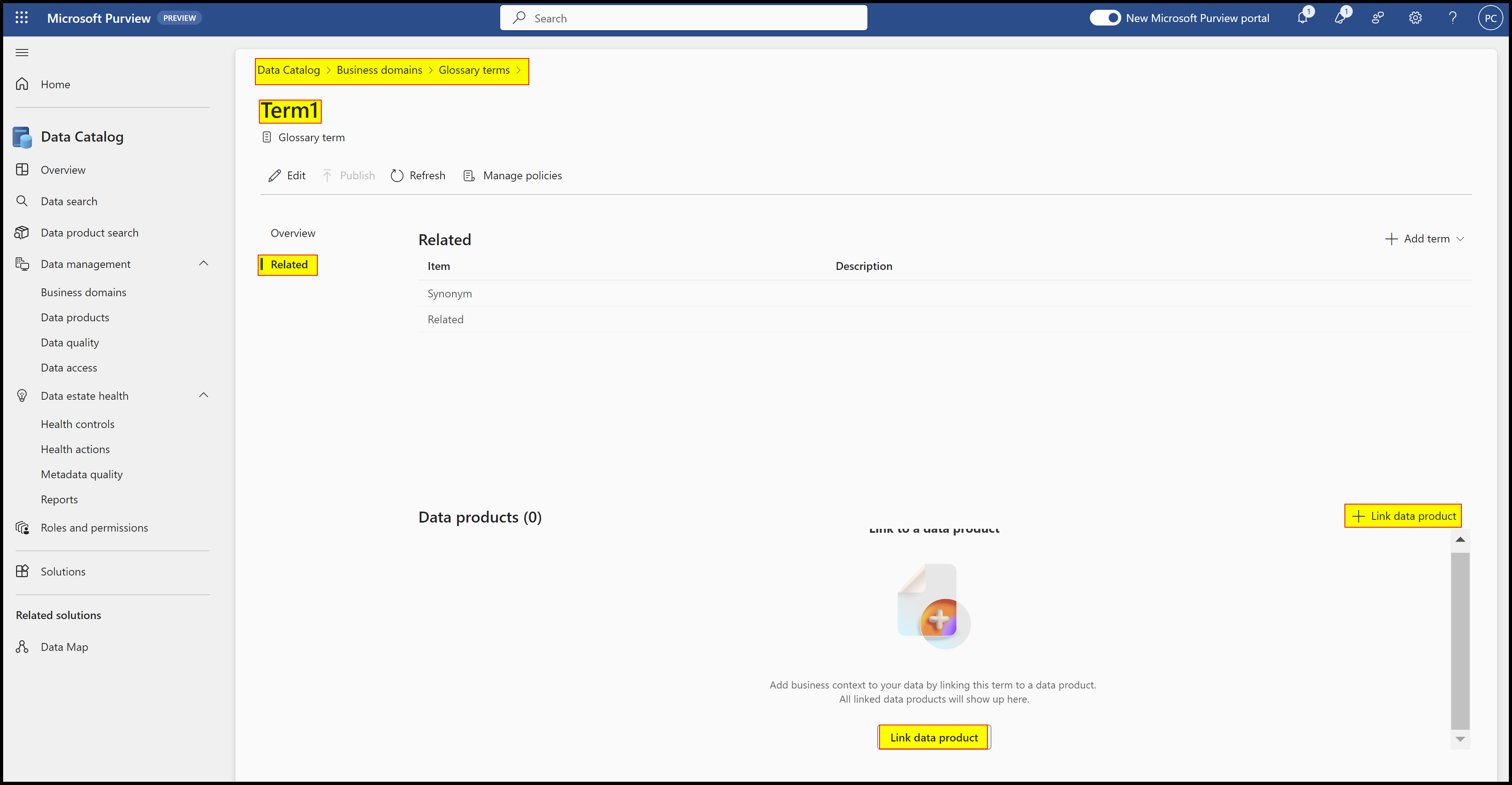 How to Relate Enterprise Glossary Terms to Columns in a Data Asset ... How to Relate Enterprise Glossary Terms to Columns in a Data Asset ...