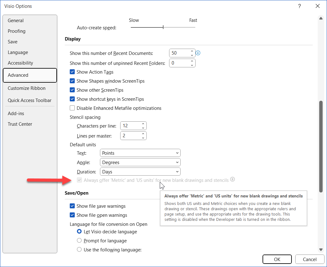 Visio language overidden to US English instead of UK English, can't ...