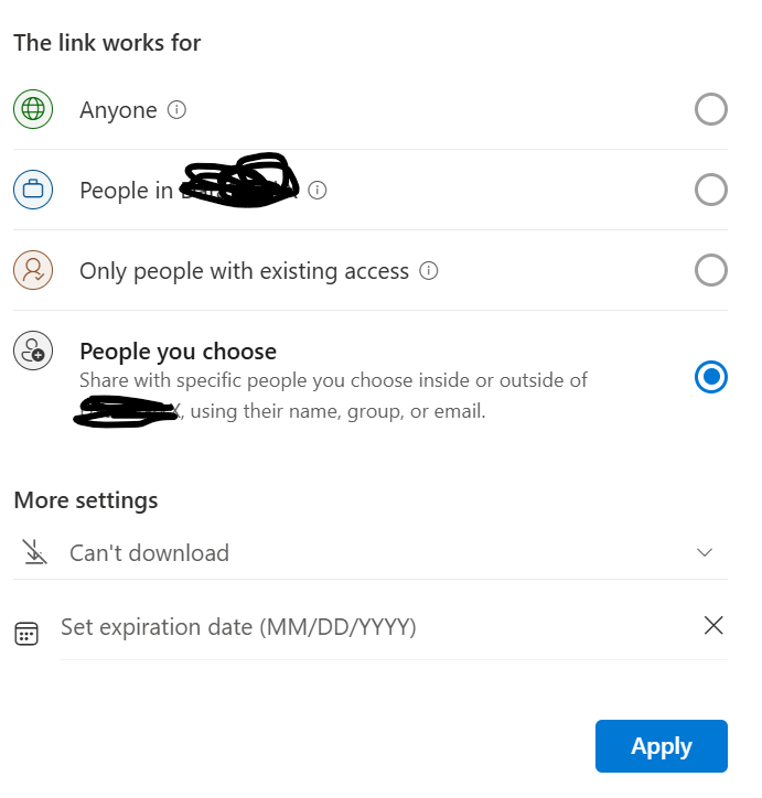 Sharing files with external non msft accounts like gmail for view only - Microsoft Q&A