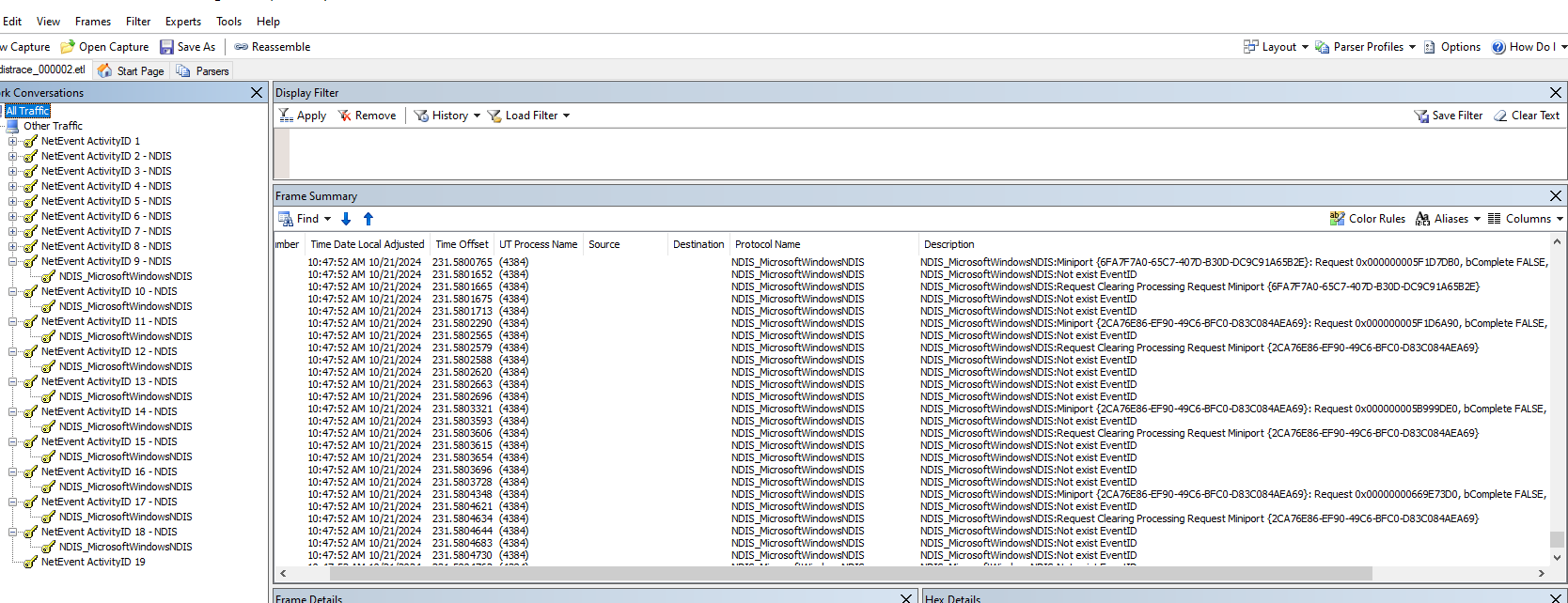 How to use logman to trace RNDIS driver status/messages - Microsoft Q&A