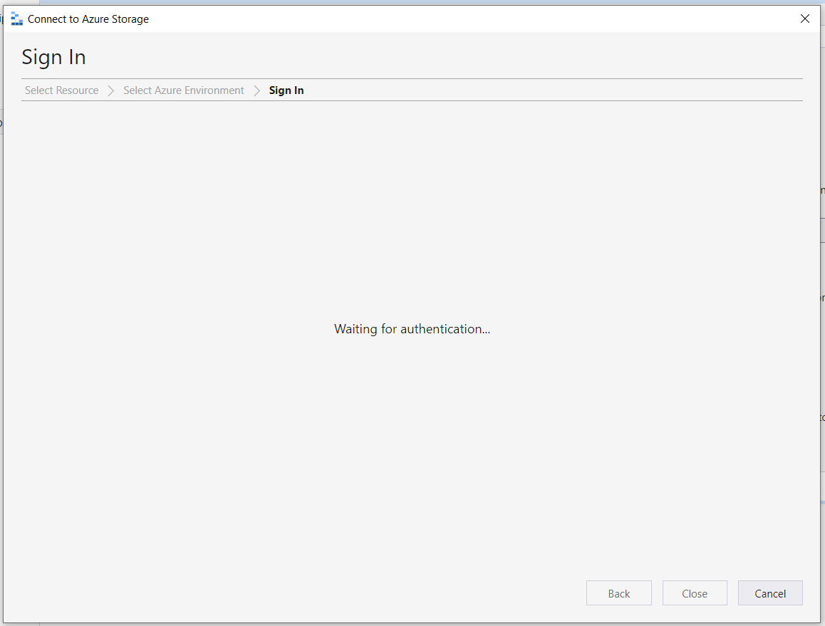 Unable to sign in to Storage Explorer via Default Web Browser and Integrated Sign-in - Microsoft Q&A