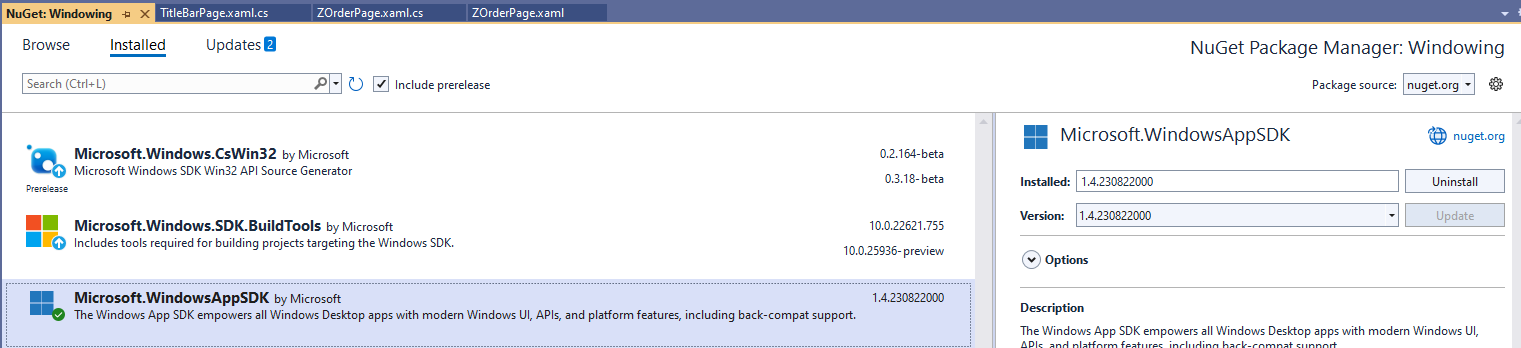 How to fix AppWindow.TitleBar.SetDragRectangles not working in Windows App SDK 1.4.230822000 ...