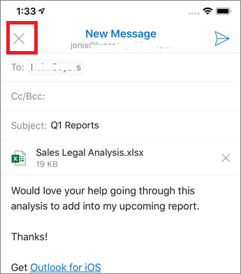 Saving Drafts on Outlook 365 on iphone - Microsoft Q&A