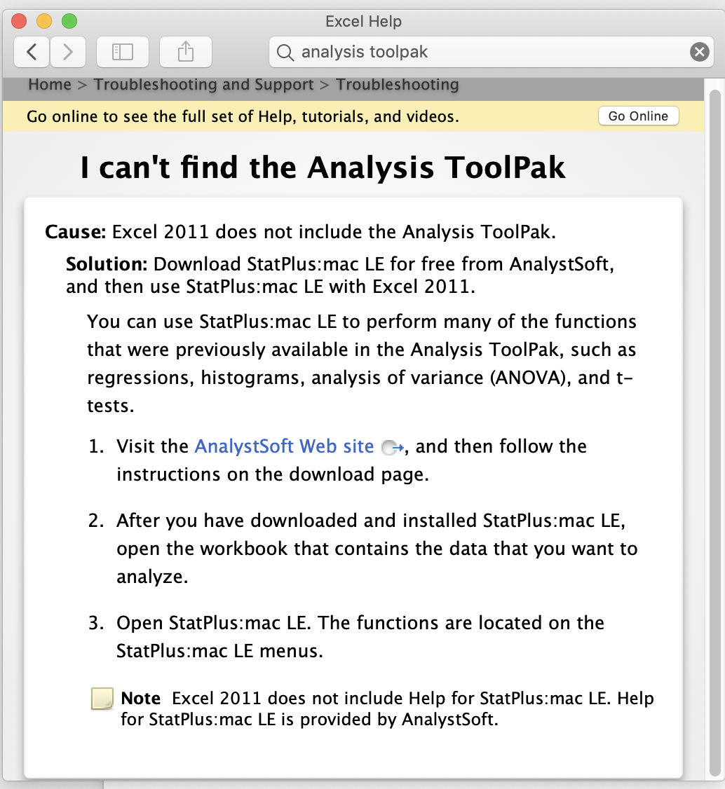 Excel Issue with Data Analysis ToolPak - Microsoft Q&A