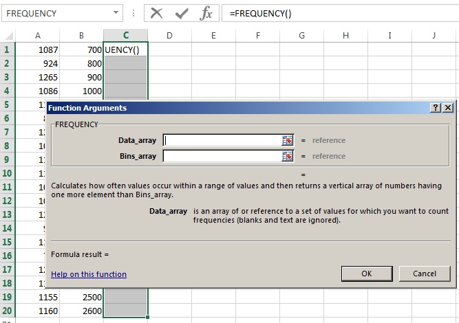 Excel - Frequency Help! - Microsoft Q&A