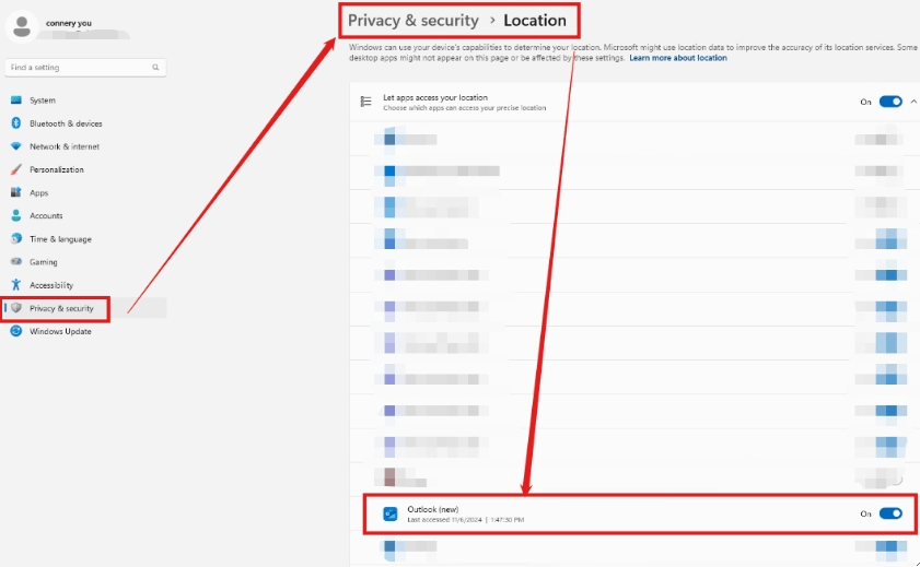 How does Outlook search for a location to autocomplete when creating a ...