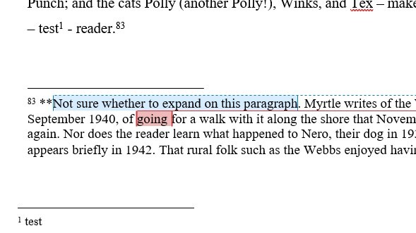 Word -- inserting comments in footnotes - Microsoft Q&A