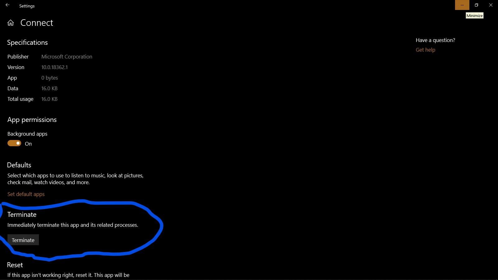 How do you get rid of the windows 10 "connect app" the app that is ...