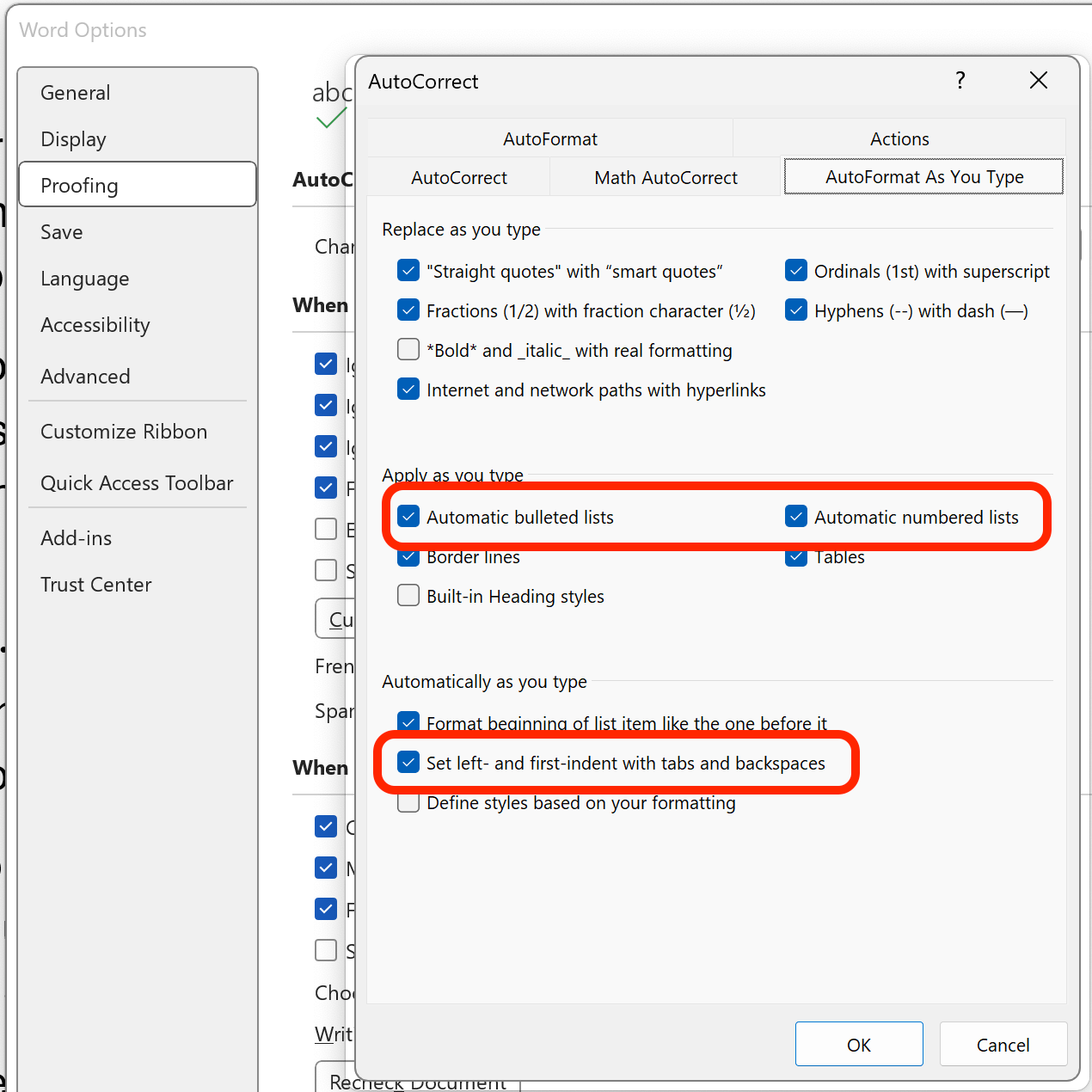 Using backspace to unindent or remove bullets is no longer working in ...