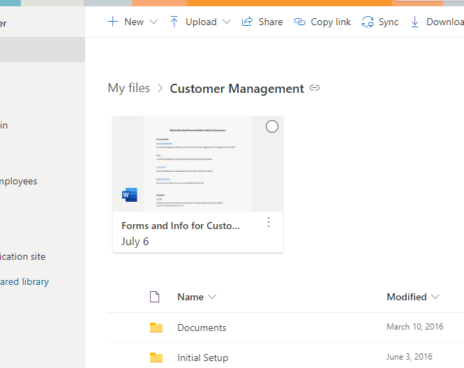 Pin Documents in OneDrive - Microsoft Q&A
