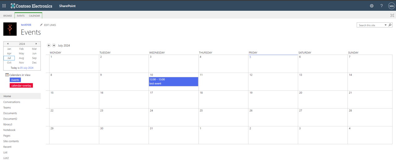 adding sharepoint calendar events to personal outlook calendar ...