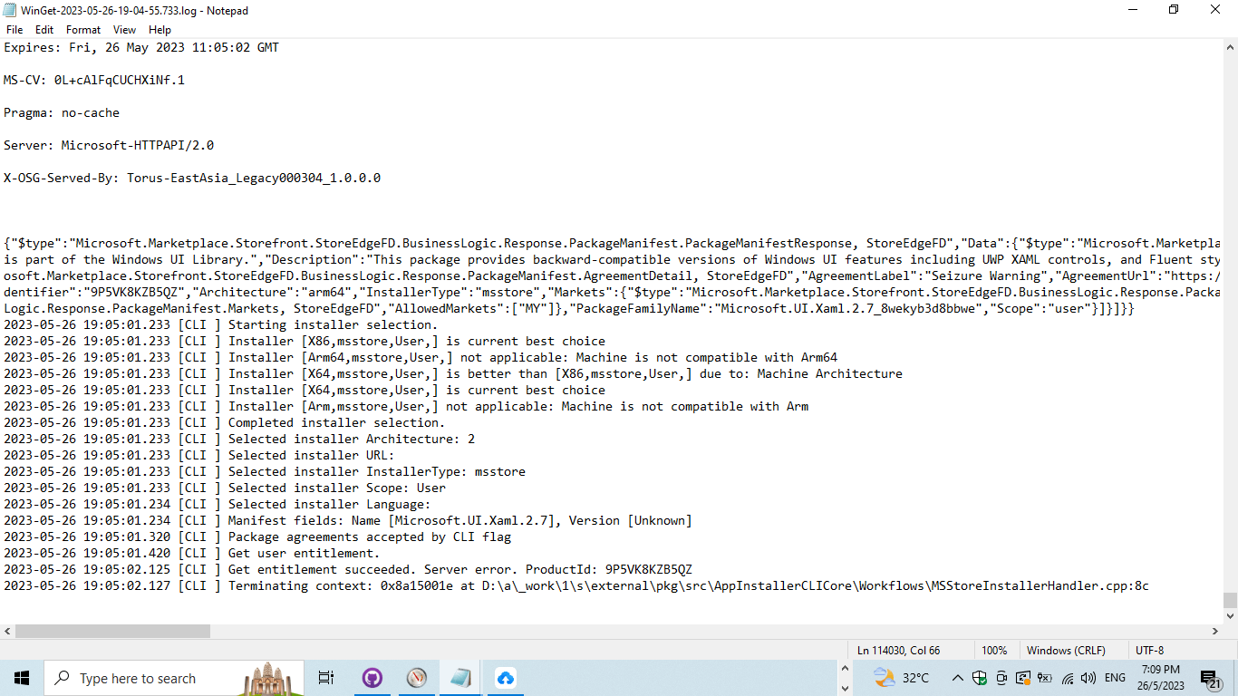 How do I get Microsoft.UI.Xaml.2.7_7.2208.15002.0_x64__8wekyb3d8bbwe appx package? - Microsoft Q&A