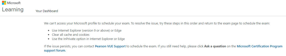 New Registration DP900 - Microsoft Q&A