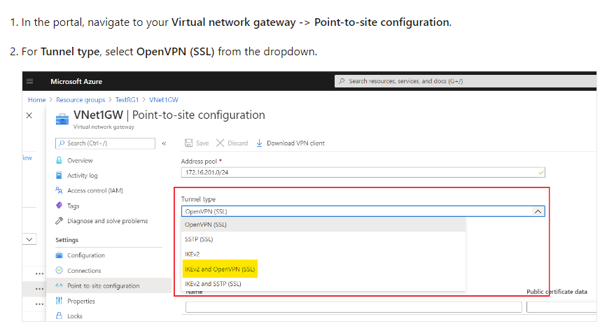 VPN Gateway keeps reset my connection - Microsoft Q&A